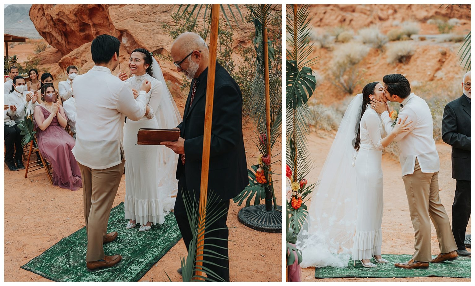 Finally Married at Valley of Fire, Nevada | Katrina & Ray | Cactus ...