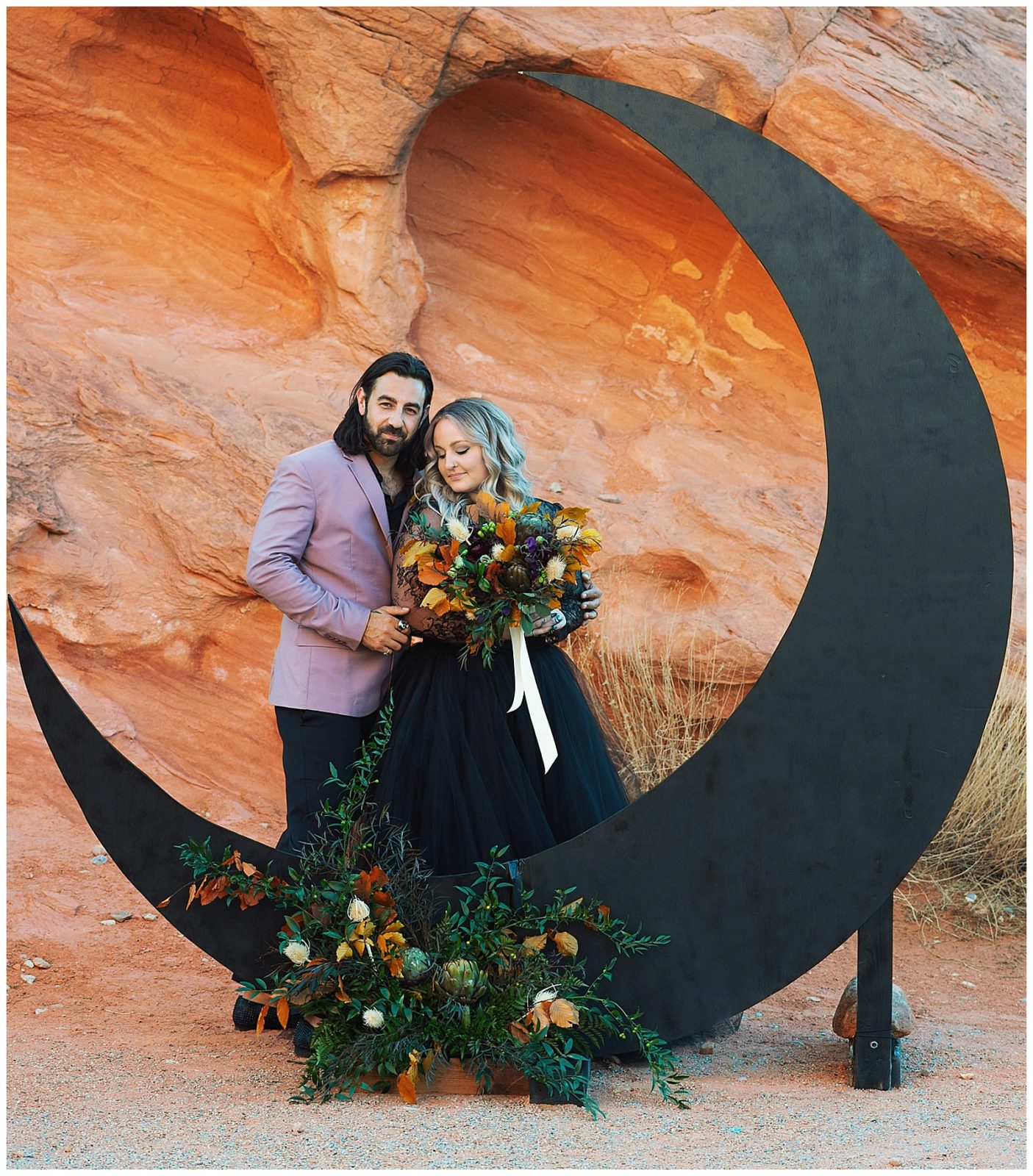 Marissa & Darren | -Moody Vegas Destination Wedding | Cactus & Lace ...