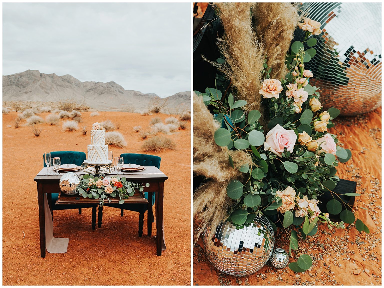 Desert Disco Ball Wedding at Valley of Fire | Gabriella & Brady ...