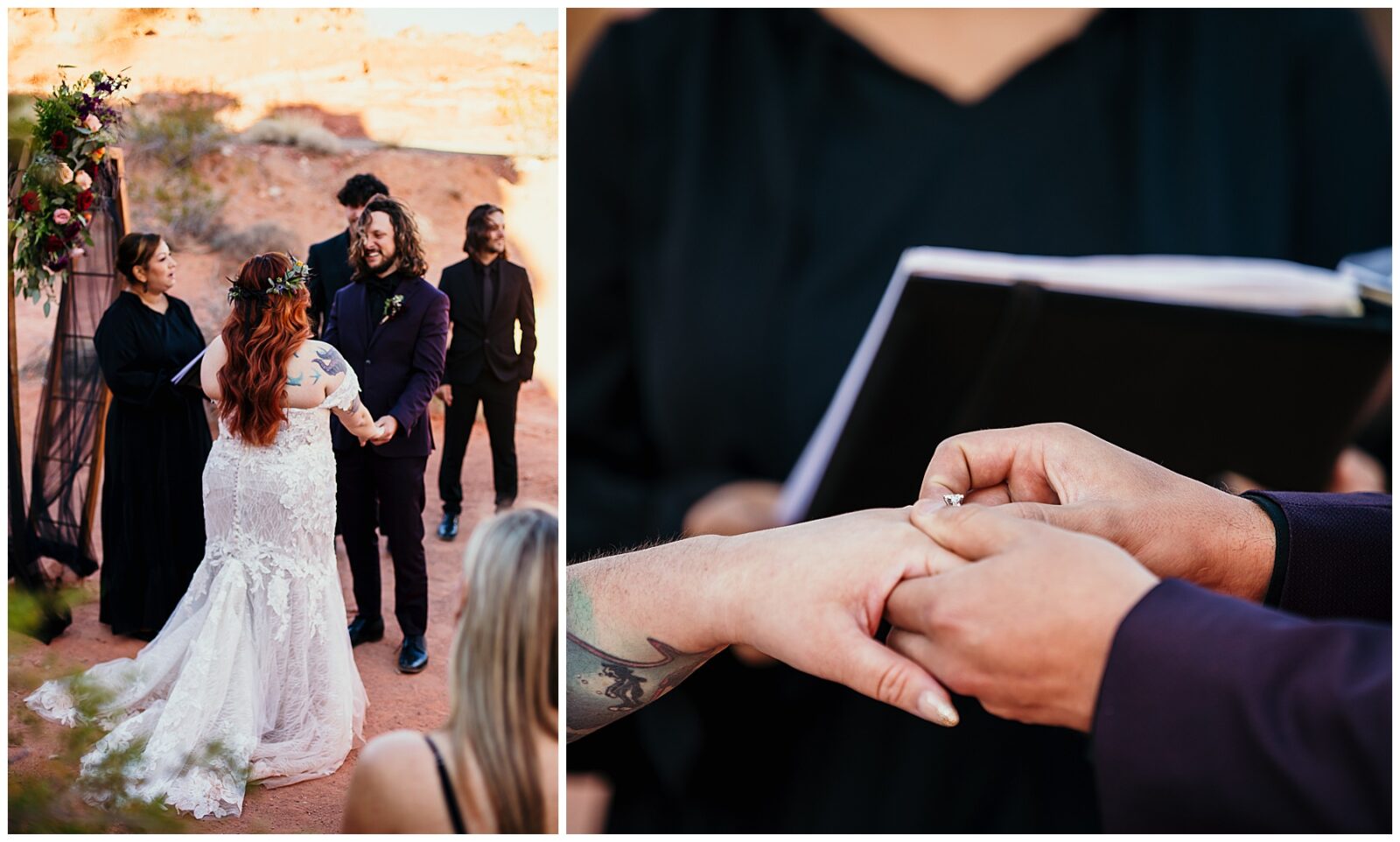 Goth Jewel Tone Moody Wedding | Stephanie & Chris | Cactus & Lace Weddings